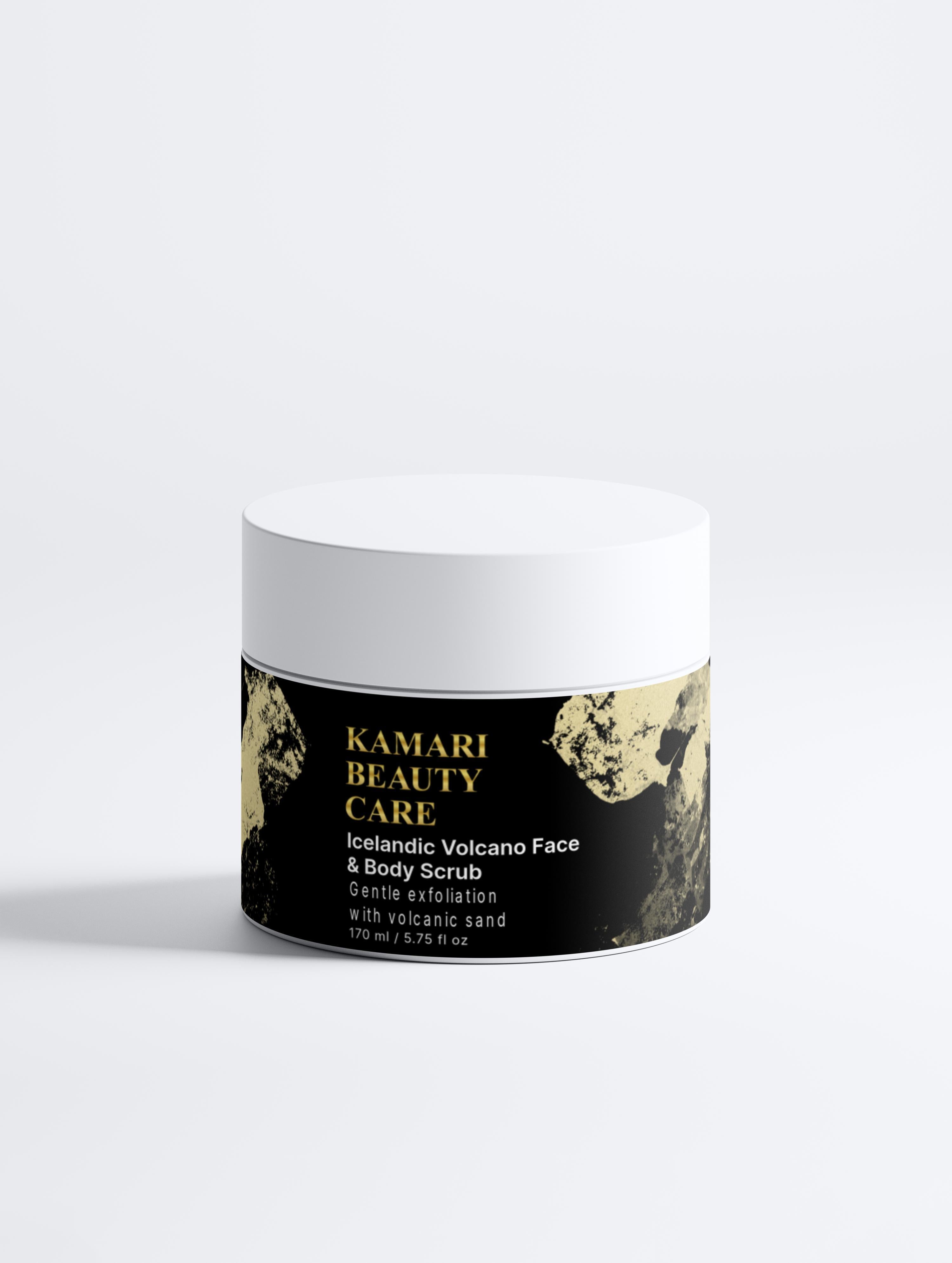 Kamari Beauty Icelandic Volcano Face & Body Scrub – Kamari Beauty Care